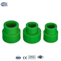 China Senpu Custom PPR Pipes Fittings Green Poly PPR Reducing Socket 3 Inch for sale