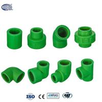 China Senpu Custom PPR Pipes Fittings Green Poly PPR Reducing Socket 3 Inch for sale