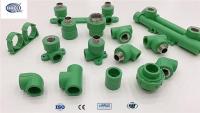 China Green Color Injection Mold Socket Pipe Accessories With Brass Insert for sale