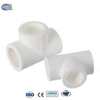 China White Color Tee PN 25 Water Pipe PPR Pipe Fitting for sale
