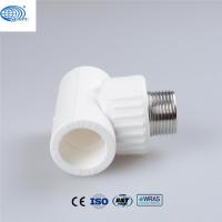 China PN25 Injection Copper Insert Ppr Pipe Fittings Male Tee for sale