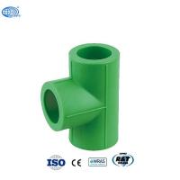 China Green PPR Pipe Fitting Reducing Tee for sale
