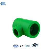 China Green PPR Reducing Tee DIN16962 PPR Pipes Fittings Quick Coupling for sale