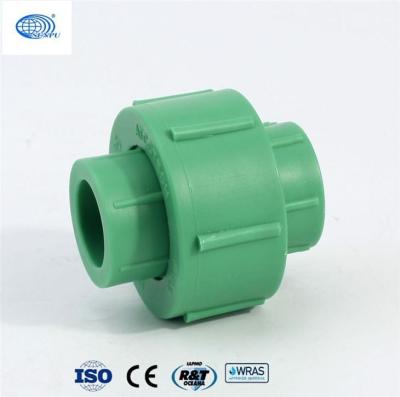 China ISO9001 CE PPR Plastic Pipe Union Coupling For Water Supply System for sale