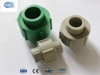 China ISO9001 CE PPR Plastic Pipe Union Coupling For Water Supply System for sale