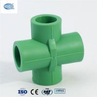 China OBM ODM PPR Equal Cross Tee Pipe Fitting Chemical Resistance for sale