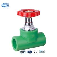 China Hydraulic 2.5MPa Poly Pipe Stop Valve PPR Union Valve For Cold And Hot Water for sale