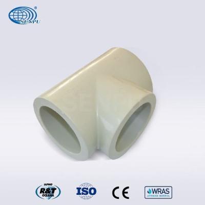 China PN20 Equal Tee PPR Pipes Fittings 20mm 25mm 32mm For Irrigation System for sale