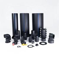 China DN250 20mm Black Poly Pipe HDPE Pipe PE100 PN10 Air Tightness Wear Resistance for sale