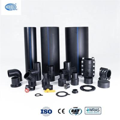 China ODM Large Diameter HDPE Pipes And Fittings PN4 To PN32 Pressure for sale