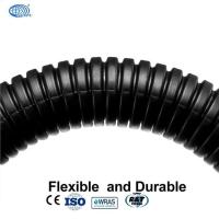 China PE Nylon Colored HDPE Corrugated Pipe Single Wall IP65 Waterproof for sale