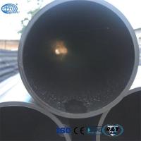 China Water Supply Flexible PE HDPE Irrigation Pipe Black With Blue Strip for sale