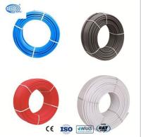 China Double Wall Plastic HDPE Corrugated Pipe Blue Black for sale