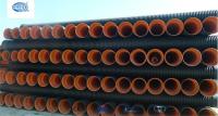 China Dual Wall Spiral HDPE Corrugated Pipes Spiral DWC HDPE Pipe Impact Resistance for sale