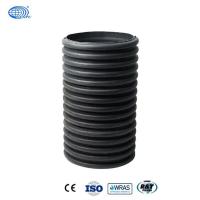 China Dual Wall Spiral HDPE Corrugated Pipes Spiral DWC HDPE Pipe Impact Resistance for sale