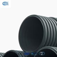 China Dual Wall Spiral HDPE Corrugated Pipes Spiral DWC HDPE Pipe Impact Resistance for sale