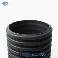 China Dual Wall Spiral HDPE Corrugated Pipes Spiral DWC HDPE Pipe Impact Resistance for sale