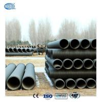 China SN6 SN8 Large Diameter Corrugated Drainage Pipe Double Wall for sale