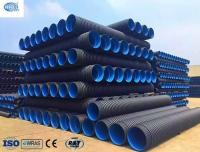 China OEM 12 Inch Double Wall Culvert Pipe HDPE Pipe Rustproof Chemical Resistant for sale