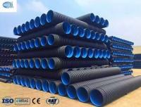 China OEM 12 Inch Double Wall Culvert Pipe HDPE Pipe Rustproof Chemical Resistant for sale