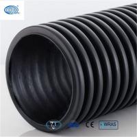 China High Density HDPE Twin Wall Drainage Pipe DN200 To 1800mm for sale