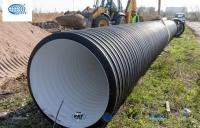 China HDPE Double Wall Corrugated Sewer Pipe Lightweight Good Toughness for sale