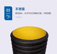 China ISO HDPE Corrugated Sewage Pipes Double Wall For Construction for sale