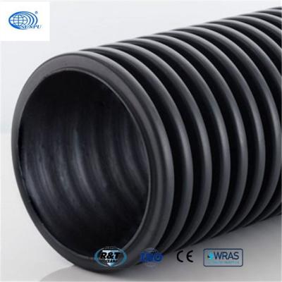 China Durable Flexible Corrugated Drain Pipe 6 Inch For Municipal Engineering for sale