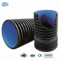 China Durable Flexible Corrugated Drain Pipe 6 Inch For Municipal Engineering for sale