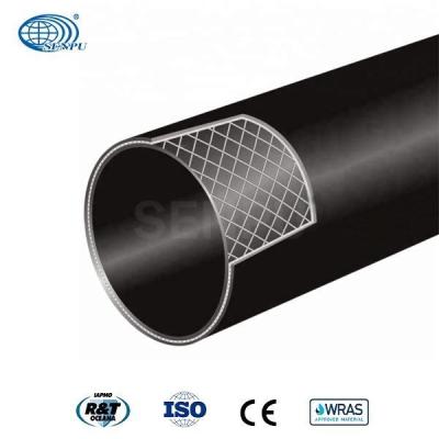 China Steel Wires Skeleton Reinforced HDPE Pipe Anti Abrasion High Strength for sale