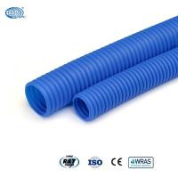 China Black Flexible 16mm Split Conduit Pipe Tubing SN8 SN4 For Highway Drainage for sale