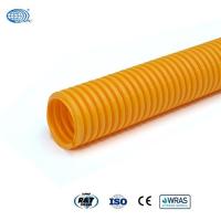 China Black Flexible 16mm Split Conduit Pipe Tubing SN8 SN4 For Highway Drainage for sale