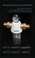 China SS316L Household Water Purifier Washable Flushable Sediment Water Filter 40 Microns for sale