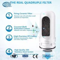 China Commercial Household Tap Faucet Water Purifiers 2L/ Min 0.5μM Rustproof for sale