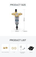 China PreWater Filter Aqua Pure Under Sink Water Filter Backwash Sediment Filter 5000L for sale