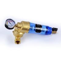 China Brass Household Backwash Tap Water Filter Stainless Steel Mesh Water Prefilter for sale