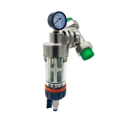 China 360 Degree Household Water Purifier Copper Water Filters With Manometer for sale