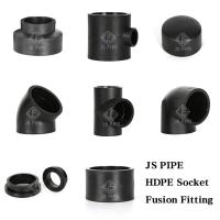 China Factory Price HDPE Socket Plumbing Pipe Fusion Fittings for sale