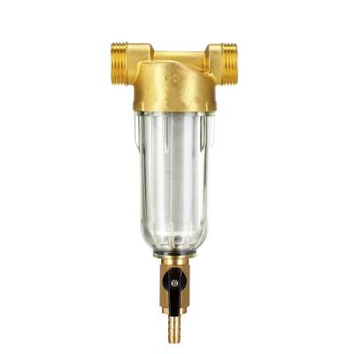 China Cleanable Purifier Pipe Sediment Faucet Tap Water Pre Filter Central Purifier System for sale