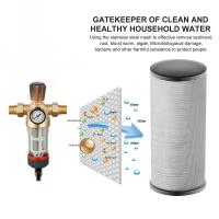 China SS316 Well Water Hose Sediment Filter Reusable Pin Down for sale