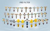 China Water Prefilter For Well Water Hose Sediment Filter Reusable Pin Down P5 for sale