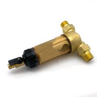 China Home In Line Brass Pre Filter Sediment Sand Pipeline Water Filter for sale