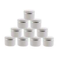 China Refillable Bottle Travel Face Cream Lotion Cosmetic Container Plastic Empty Jar for sale