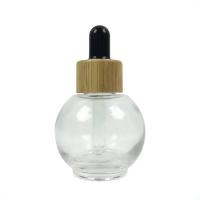 China Ball Shape 20ml 30ml Pink Perfume Empty Cosmetic Essential Oill Dropper Bottle for sale