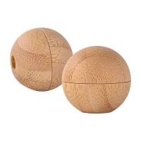 China 5gr 10gr 15g 1 Oz 50ml Empty Bamboo Face Cream  Cosmetic Jar/Botter Round for sale