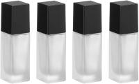 China Square Cosmetic Container Travel  Dispenser Vials with Pressure Pump Head for sale