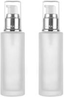 China 120ml 4oz Frosted Glass Lotion Bottles Pump Dispenser Bottles Cosmetic Bottles for sale