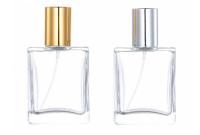 China 50ml 100ml 30ml Empty Perfume BottleWith Aluminum Mist Sprayer for sale