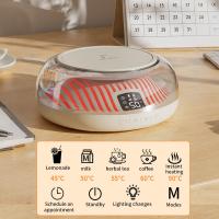 China Portable Hot Plate Food Cup Warmer 200W Fast Heating Resistive Heater 5 Temp Levels 24H Timer IPX5 Waterproof for Home Office for sale