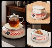 China Portable Hot Plate Food Cup Warmer 200W Fast Heating Resistive Heater 5 Temp Levels 24H Timer IPX5 Waterproof for Home Office for sale